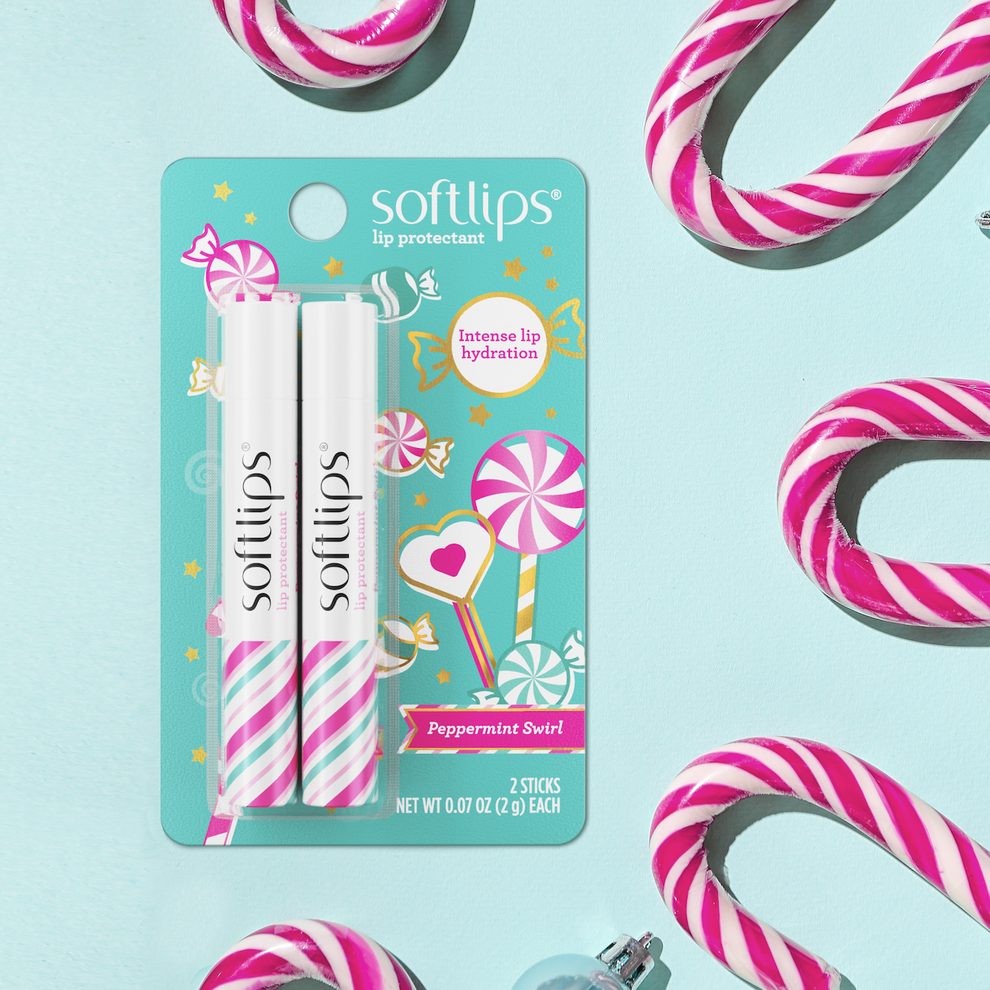 Peppermint Swirl – Softlips Lip Balm