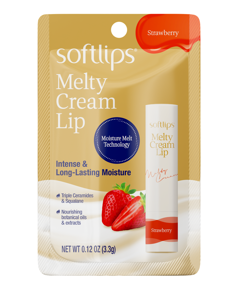 Melty Cream Lip Strawberry – Softlips Lip Balm